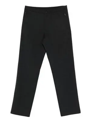 Emporio Armani Wool Blend Tailored Trousers - Grey