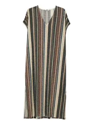 SIYU Zoe Striped Kaftan Dress - Multi