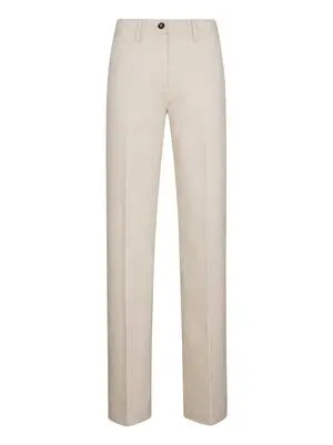 NINE:INTHE:MORNING Logo Detail Trousers - Beige
