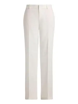 Polo Ralph Lauren High Rise Tailored Trousers - White