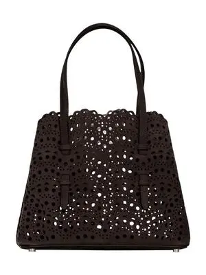 Alaïa Mina 25 Leather Handbag - Brown