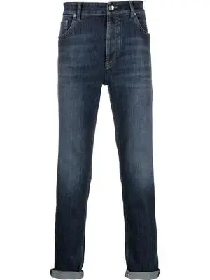 Brunello Cucinelli Cotton Denim Jeans - Blue