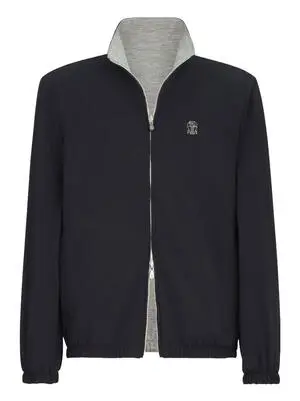 Brunello Cucinelli Water-resistant Blouson Jacket - Blue