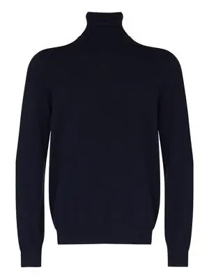 Brunello Cucinelli Cashmere Turtle-neck Sweater - Blue