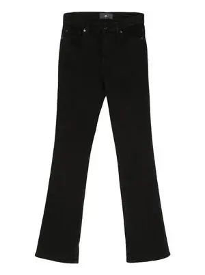 7 For All Mankind Bootcut Denim Jeans - Black