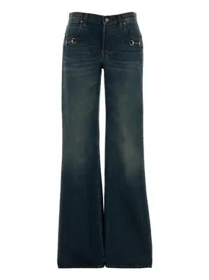 Gucci Bootcut Denim Jeans - Blue