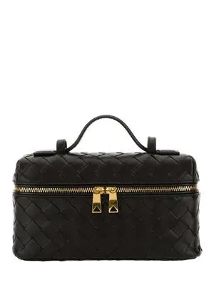 Bottega Veneta Bang Bang Leather Vanity Case - Brown