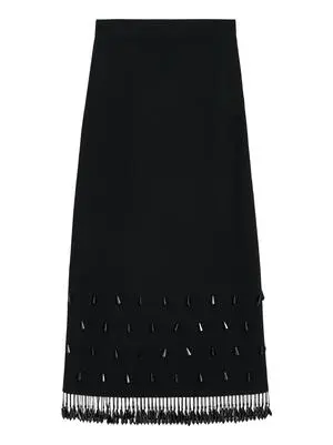 BY MALENE BIRGER Estilla Embellished Maxi Skirt - Black