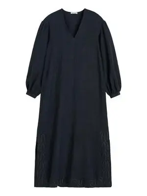 BY MALENE BIRGER By Malene Birger Louise Linen Maxi Dress Black