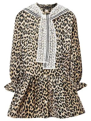 SISTER JANE Cleo -print Woven Mini Dress - Leopard