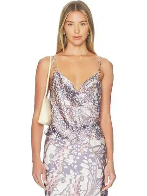 L'Agence L'AGENCE Calista Cowl Cami In Printed Silk Multi