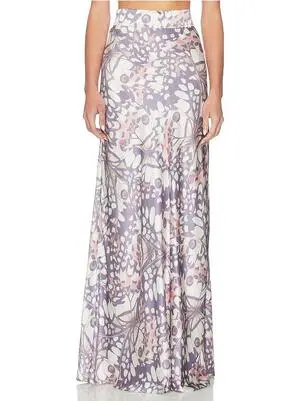 L'Agence Ryker Waistband Bias Skirt - Multi