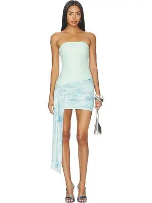 MORE TO COME Navea Mini Dress - Blue