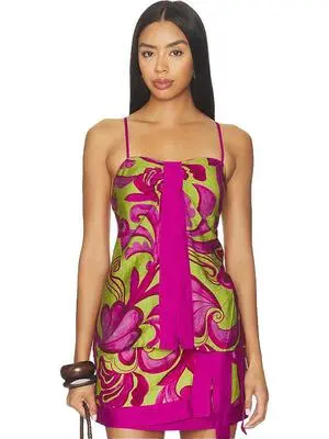 SEVEN WONDERS Catriona Split Front Top - Multi
