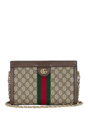 FWRD RENEW Gucci Ophidia Shoulder Bag - Brown