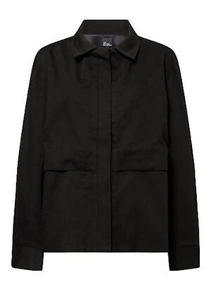 THE DROPPED COLLECTION Drawstring Cotton Jacket - Black