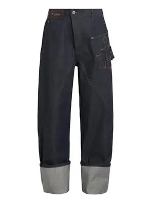 JW Anderson Twisted Seam Relaxed Fit Jeans - Blue