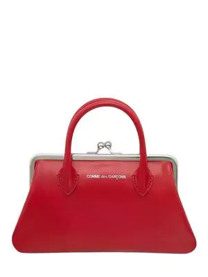 Comme Des Garçons Clasp-fastening Top-handle Wallet - Red