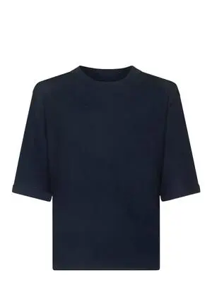 Loulou De Saison Cashmere Crewneck T-shirt - Blue
