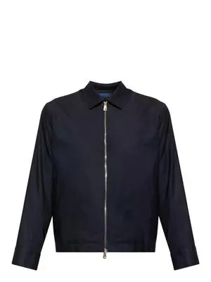 Paul Smith Zip-up Wool Jacket - Blue
