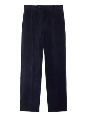 JIL SANDER Velvet Trousers - Blue