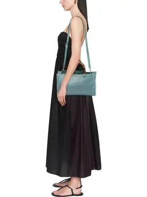 Gucci Bamboo Shopper Satchel - Blue