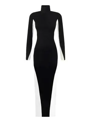 Dsquared2 Long-sleeve Maxi Dress - Black