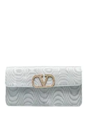 VALENTINO Valentino Garavani VLogo Signature Moiré Cross Body Bag