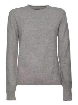 MC2 SAINT BARTH Crew-neck Ribbed-trim Sweater - Neutrals