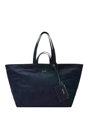 A.p.c. Le Drummer Tote Bag - Blue
