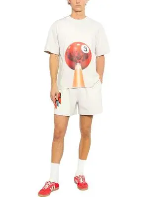 MELT Graphic-print Shorts - Neutrals