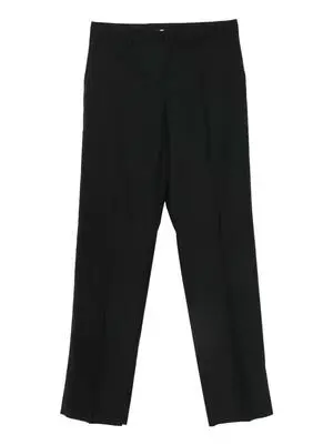 Moschino Pressed-crease Trousers - Black