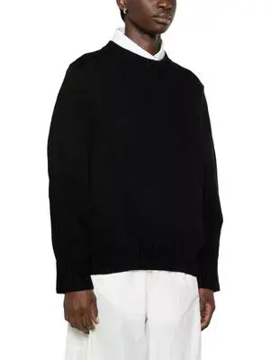 TOTEME Ribbed-knit Sweater - Black