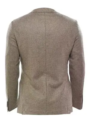 Corneliani Single-breasted Notch-lapel Jacket - Neutrals