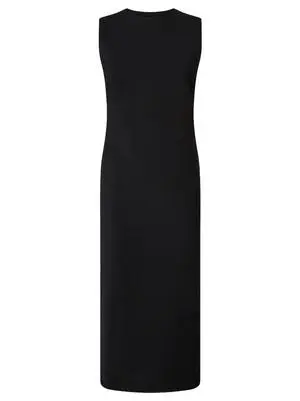 Pinko Lace-up Eyelet Detail Maxi Dress - Black