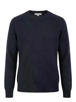 Malo Crew Neck Raglan Sleeve Sweater - Blue