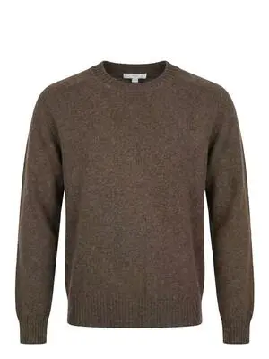 Malo Crew-neck Sweater - Brown