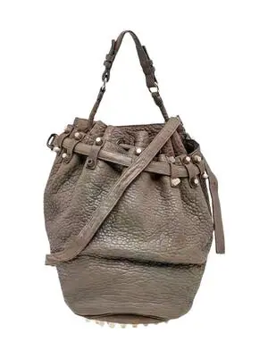 Alexander Wang Diego Calf Leather Bucket Bag - Brown