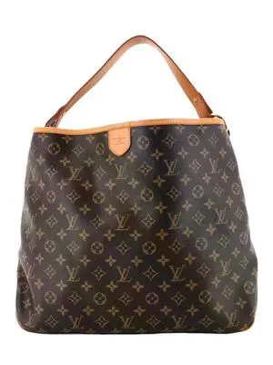 LOUIS VUITTON Monogram Canvas Gm Hobo Bag - Brown