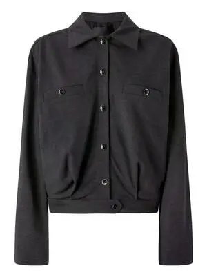 PINKO Pleated Detail Button Jacket