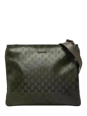 Gucci Gg Imprime Crossbody Bag - Brown
