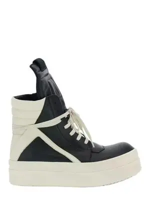 Rick Owens Jumbolace Geobasket High-top Sneakers - Black