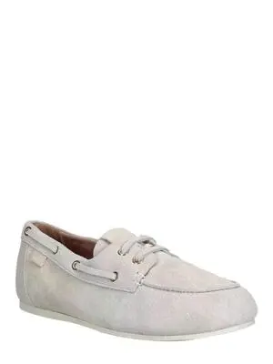 Moschino Suede Boat Shoes - Grey