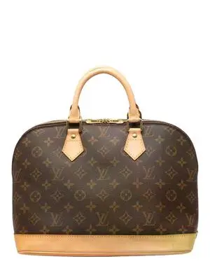 LOUIS VUITTON 2002 Monogram Alma Pm Handbag - Brown