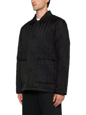 Rains Quilted Liner Shirt Jacket - Black