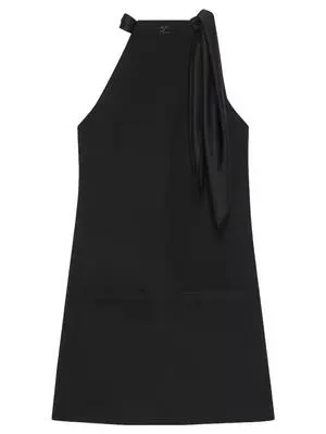 COURREGES Logo Detail Mini Dress - Black