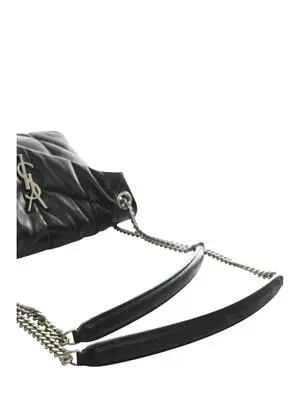 Saint Laurent Loulou Puffer Shoulder Bag - Black
