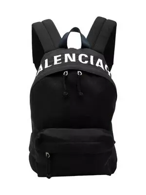 Balenciaga Nylon Wheel Backpack - Black