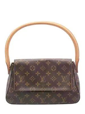 LOUIS VUITTON Monogram Mini Looping Shoulder Bag - Brown