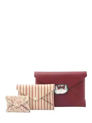 LOUIS VUITTON 2025 × Grace Coddington Kirigami Pochette Clutch Bag - Red